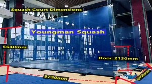 What Is Squash Court Dimensions ? – China Youngman Padel Court Manufacturer